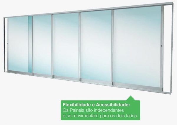 PAINEL VERSATIK DIVISION TEC-VIDRO 300 CM - Vitrusfer
